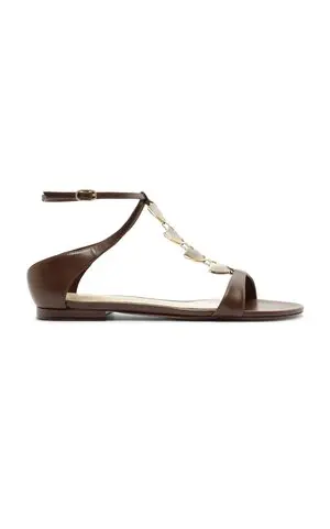 ALEXANDRE BIRMAN Lia Leather Sandals - Brown