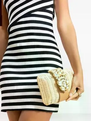 GEDEBE Capri Crystal-embellished Clutch