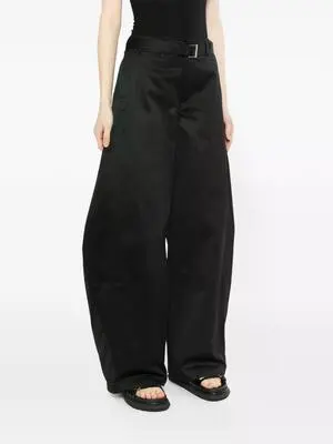 Sacai Belted Cotton Trousers
