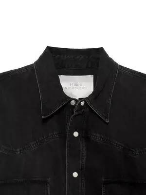 Studio Nicholson Mylo Denim Shirt - Black