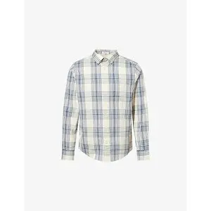 Gant Dreamy Oxford Check Cotton Shirt - Creamed White