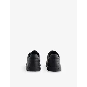 Dolce & Gabbana Portofino 2.0 Leather Low-top Trainers - Black