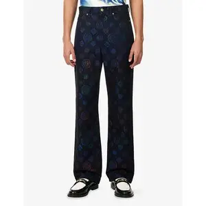 Casablanca Heatmap Straight-leg Denim Jeans