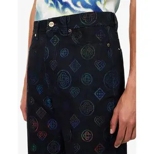 Casablanca Heatmap Straight-leg Denim Jeans