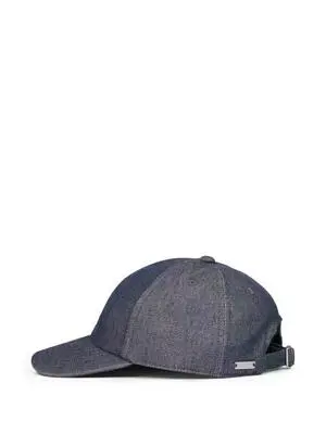 Sandro Denim Baseball Cap - Blue