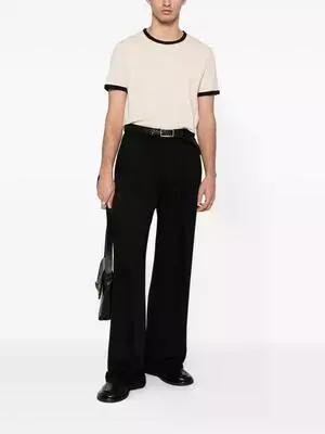 Sandro Contrast-trim T-shirt