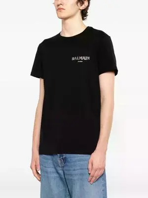 Balmain T-shirt With Gel Vintage Logo