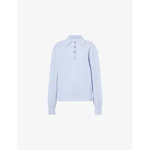 ROHE FRAMES Long-sleeve Knitted Wool-blend Polo Top