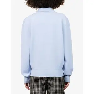 ROHE FRAMES Long-sleeve Knitted Wool-blend Polo Top