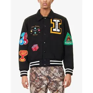 ICECREAM Trick Shot Varsity Jacket - Black