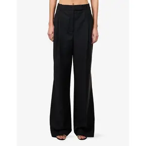 ROHE FRAMES Mid-rise Tailored Wool-blend Trousers