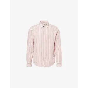 Gant Classic Striped Cotton Shirt Xxl - Rose Red