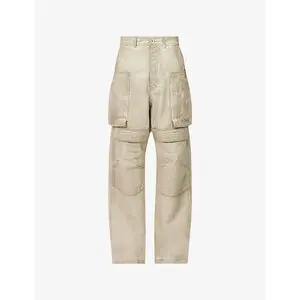 Rick Owens Stefan Cargo Denim Jeans - Sand