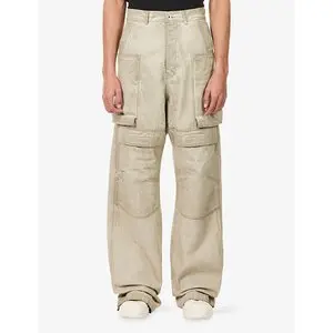 Rick Owens Stefan Cargo Denim Jeans - Sand