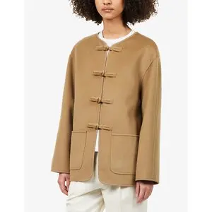 ROHE FRAMES Round-neck Patch-pocket Wool-and-cashmere Jacket