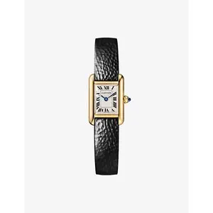 CARTIER Tank Louis 24mm 18ct Yellow Gold Quartz Watch - Platinum