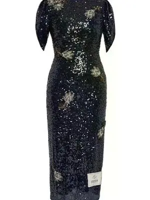 Erdem Sequined Midi Dress