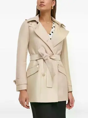 MORGAN Belted Hooded Coat