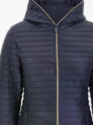 SAVE THE DUCK Quilted Hooded Jacket - Blue