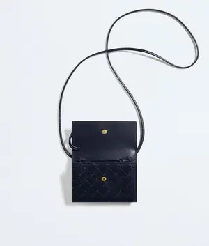 Bottega Veneta Andiamo Badge Holder - Midnight