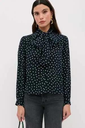 Rixo Melaina Layla Dot Regular - Navy