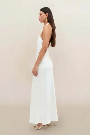 Rixo Dune Satin Gown