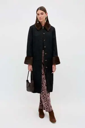 Rixo Jonah Regular Coat - Black