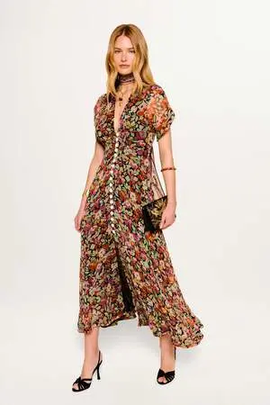 Rixo Novara Vintage Floral Dress