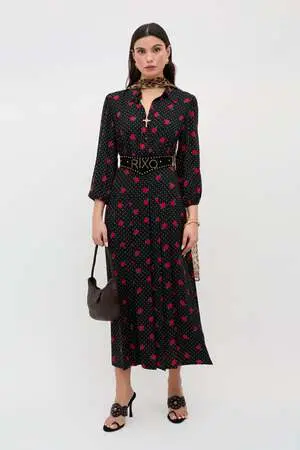 Rixo Izzy Rose Spot Regular - Black