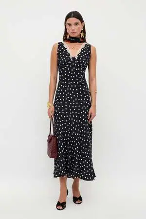 Rixo Sandrine Bohemia Spot Deep Regular - Navy