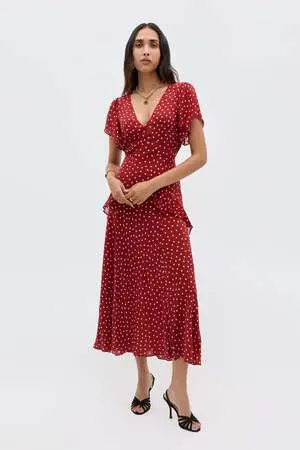 Rixo Evie Layla Dot Regular - Red