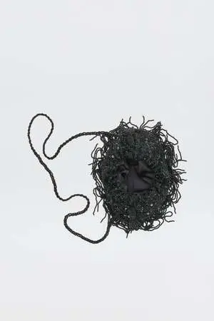 Rixo Orla Embellished Bag - Black