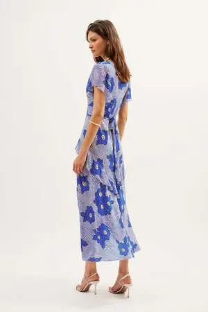 Rixo Evie Milos Floral Dress