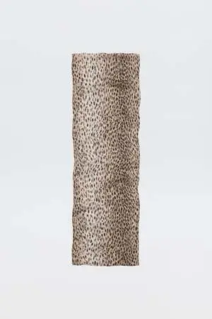 Rixo Julien Scarf Antelope Spot Black No Value Regular - Brown