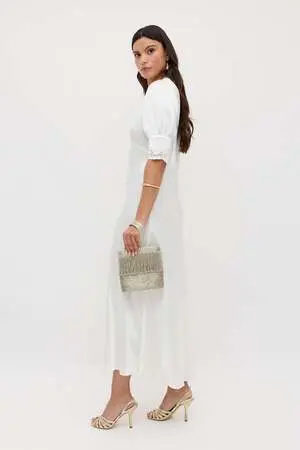 Rixo Simone V-neck Midi Dress Regular