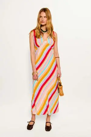 Rixo Sandrine Capri Stripe Regular - Multi