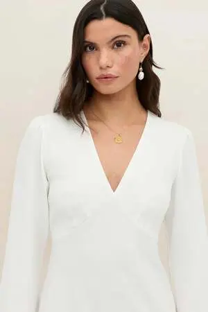 Rixo Mya Feather-hem Dress