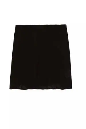 Rixo Mini Slip Skirt Slip Skirt Regular - Black