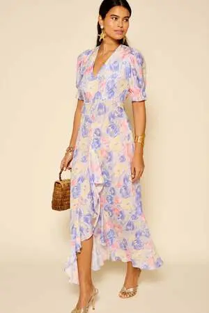 Rixo Ariel Tulip Fields Dress