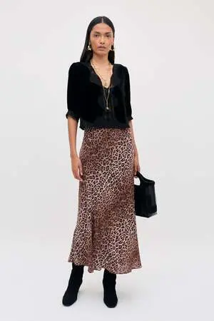Rixo Ursula Velvet Midi Top Regular