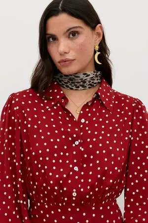 Rixo Izzy Layla Dot Regular - Red