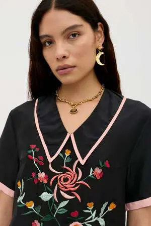Rixo Nicolina Frida Embroidery Regular