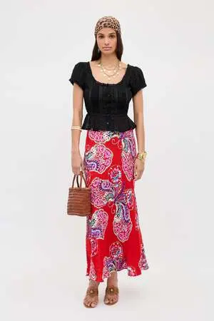 Rixo Sandi Regular Top - Black
