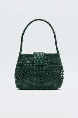 Rixo Amoria Woven Bag - Green