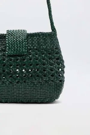 Rixo Amoria Woven Bag - Green