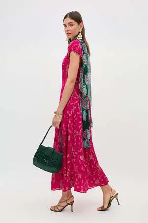 Rixo Amoria Woven Bag - Green