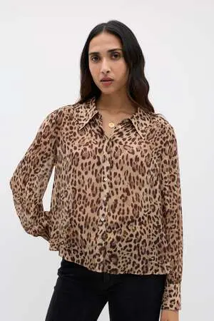 Rixo Blake Mila Leopard Regular - Brown