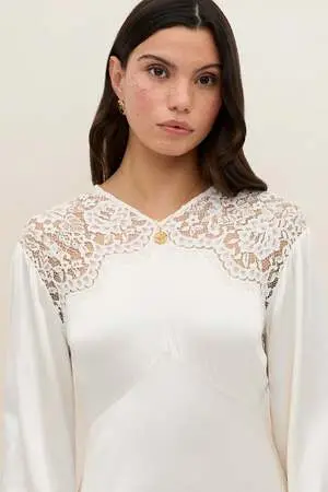 Rixo Axelle Pearl Dress