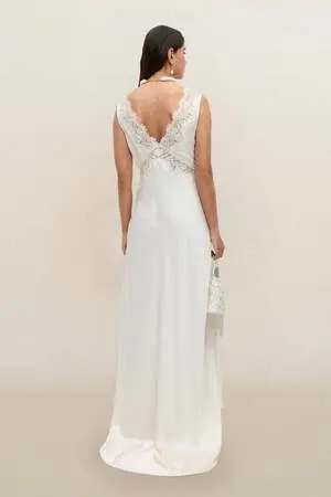 Rixo Azzurra Pearl Gown