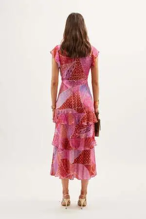 Rixo Meena Ibiza Night Sunset Dress